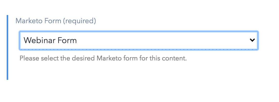 Embed Marketo forms with UI extensions and Lambda functions | Contentful