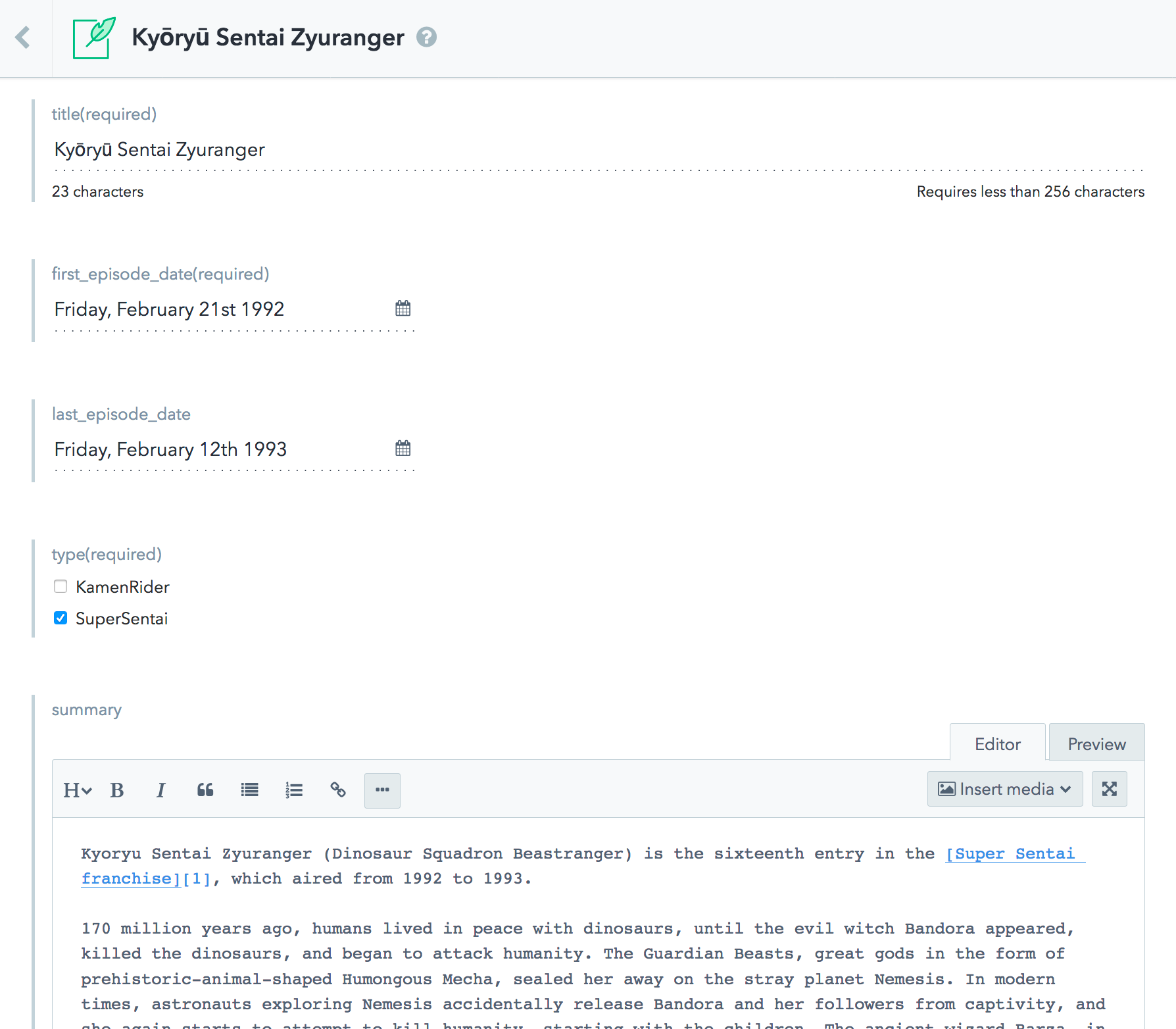 Bringing Tokusatsu to AWS with Zappa, Python and Contentful | Contentful