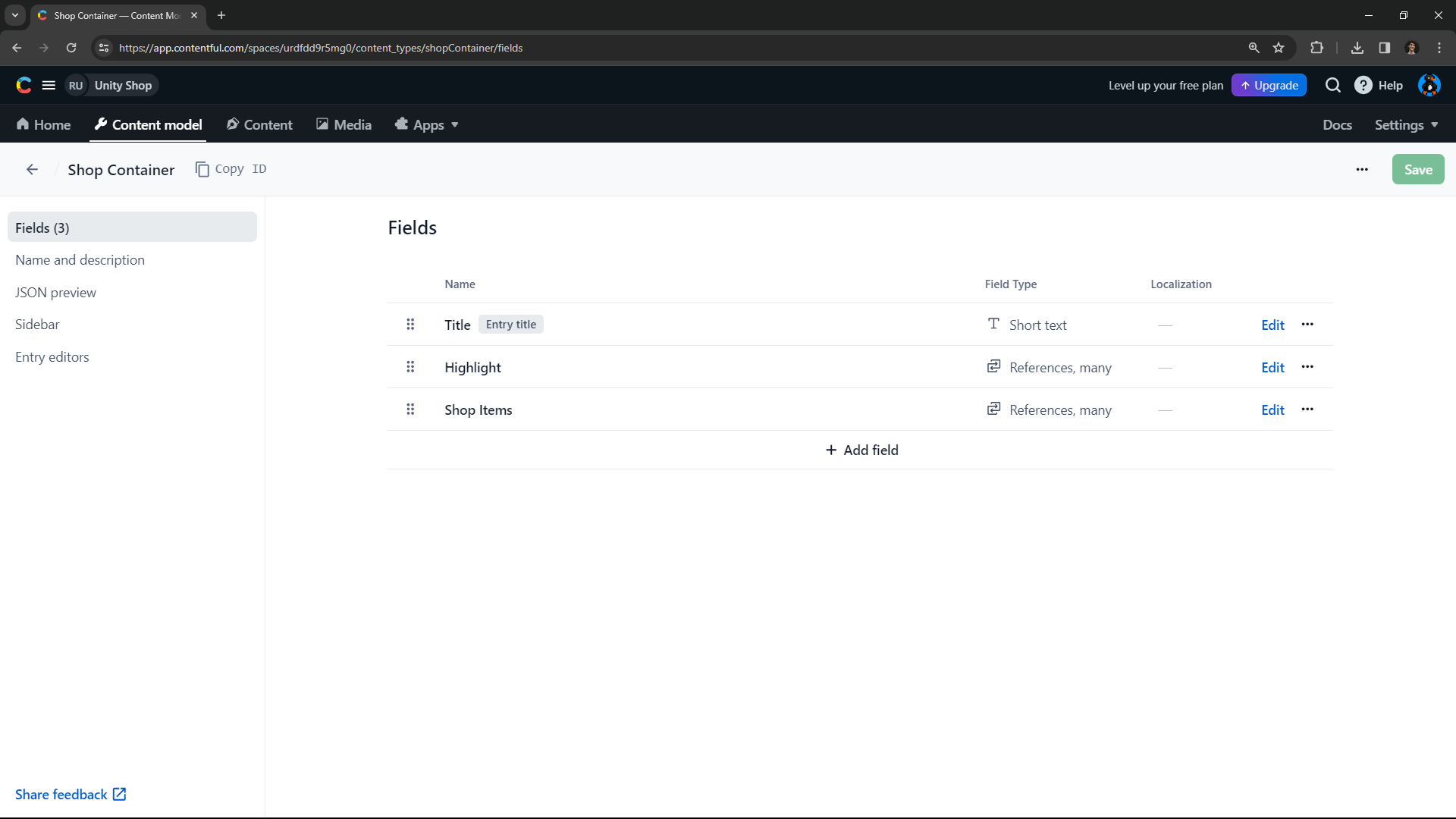 Unity game development with Contentful | Contentful