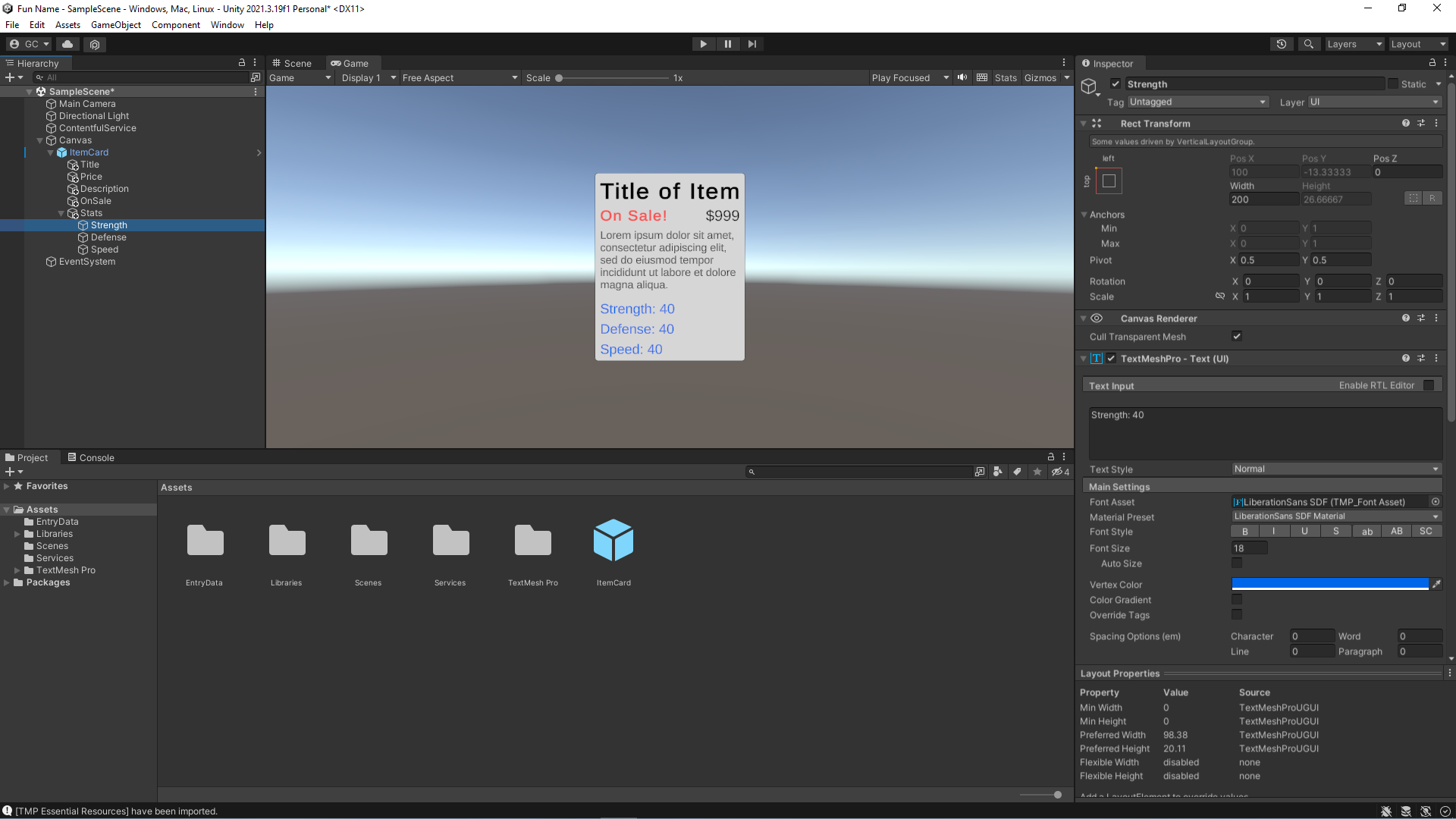 Unity game development with Contentful | Contentful