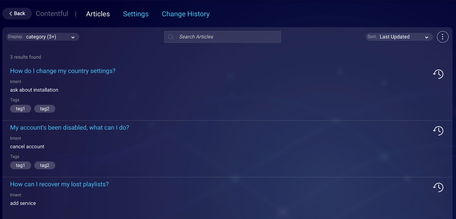 Integrating Contentful with LivePerson knowledge bases | Contentful