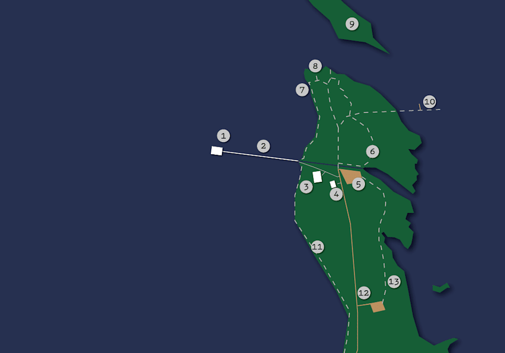 Pumphouse Point map | Tasmania