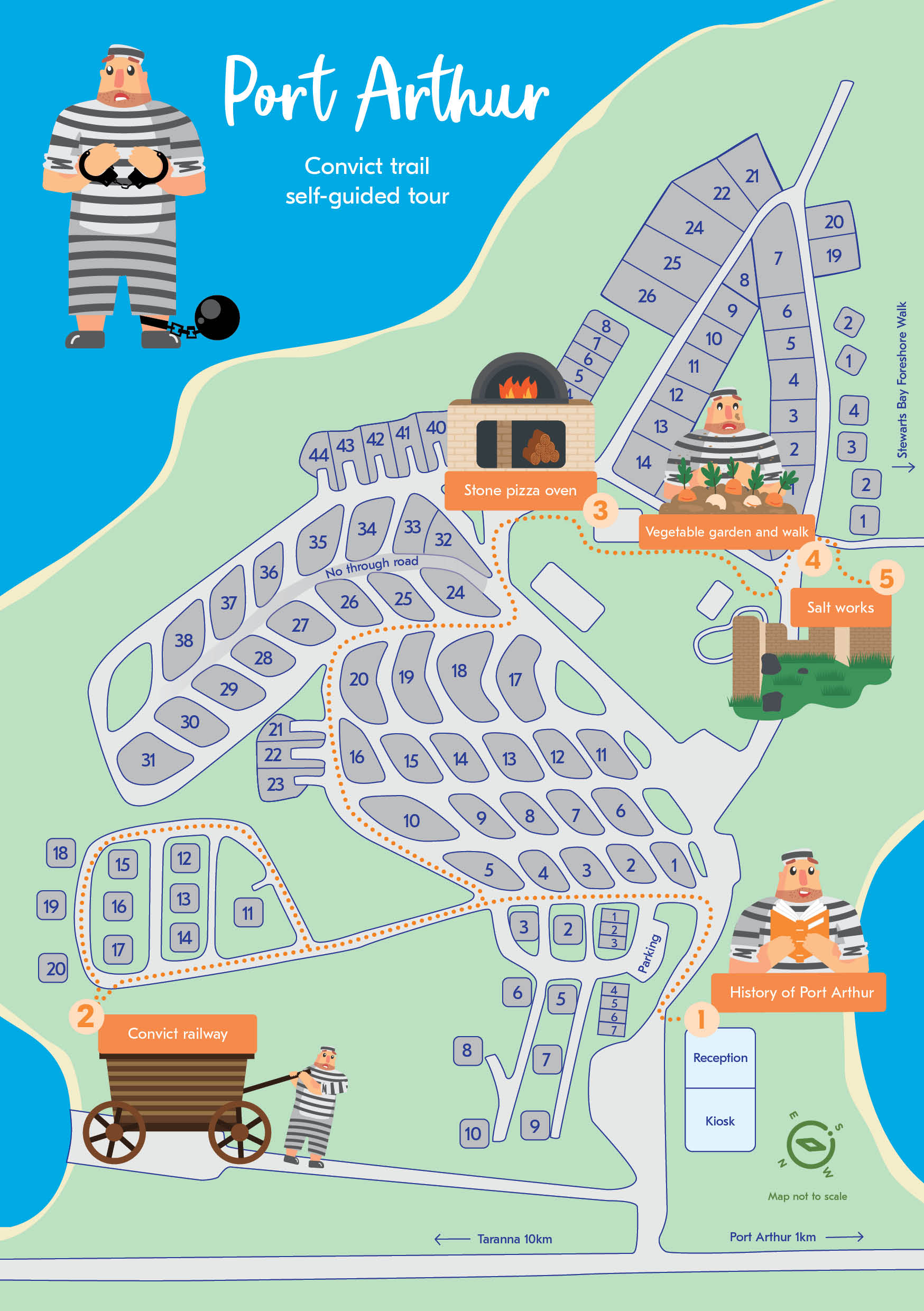 Convict trail - NRMA Port Arthur Holiday Park