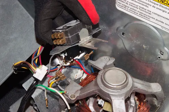 How to replace a trash compactor motor centrifugal switch | Repair guide