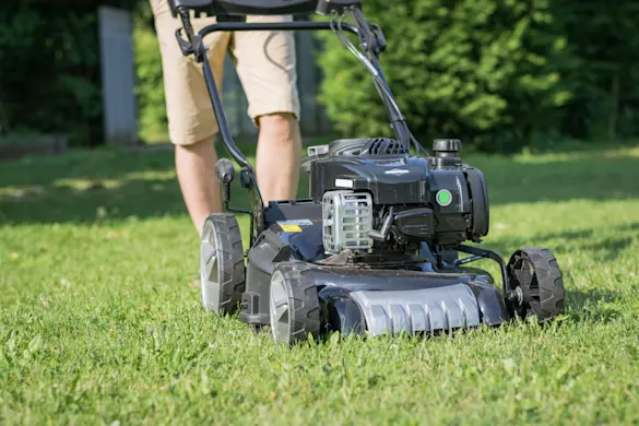 How to fix a pull cord stuck after tipping mower