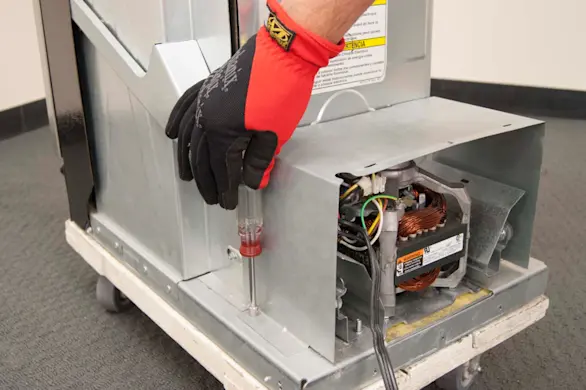 How to replace a trash compactor motor centrifugal switch | Repair guide