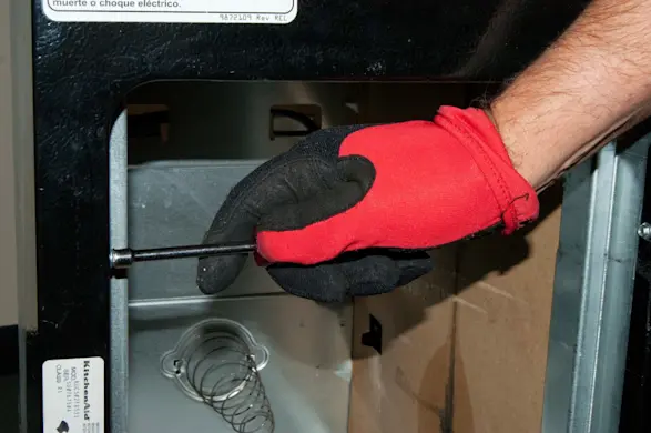 How to replace a trash compactor momentary start switch | Repair guide