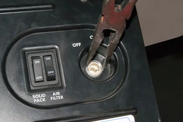 How to replace a trash compactor power switch | Repair guide