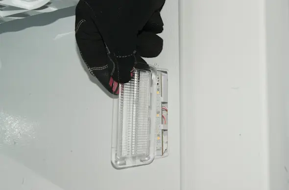 How to replace a freezer LED light board | Repair guide