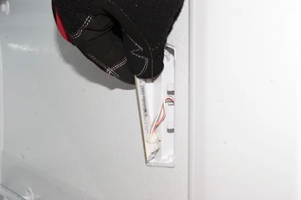 How to replace a freezer LED light board | Repair guide