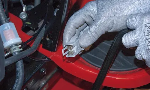 How to replace the brake interlock switch on a riding lawn mower ...