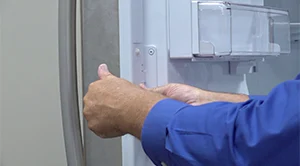 How to replace a flipper mullion on a French-door refrigerator | Repair ...