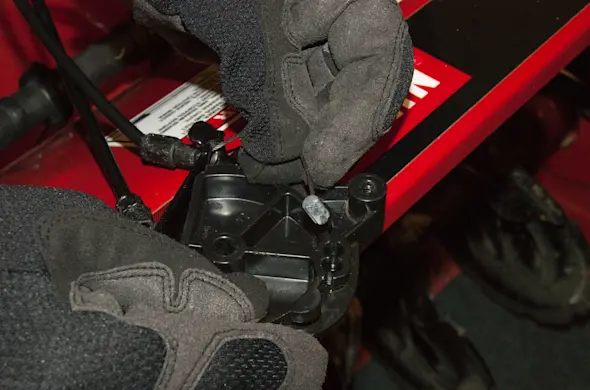 How to replace a snowblower 4-way chute control assembly | Repair guide