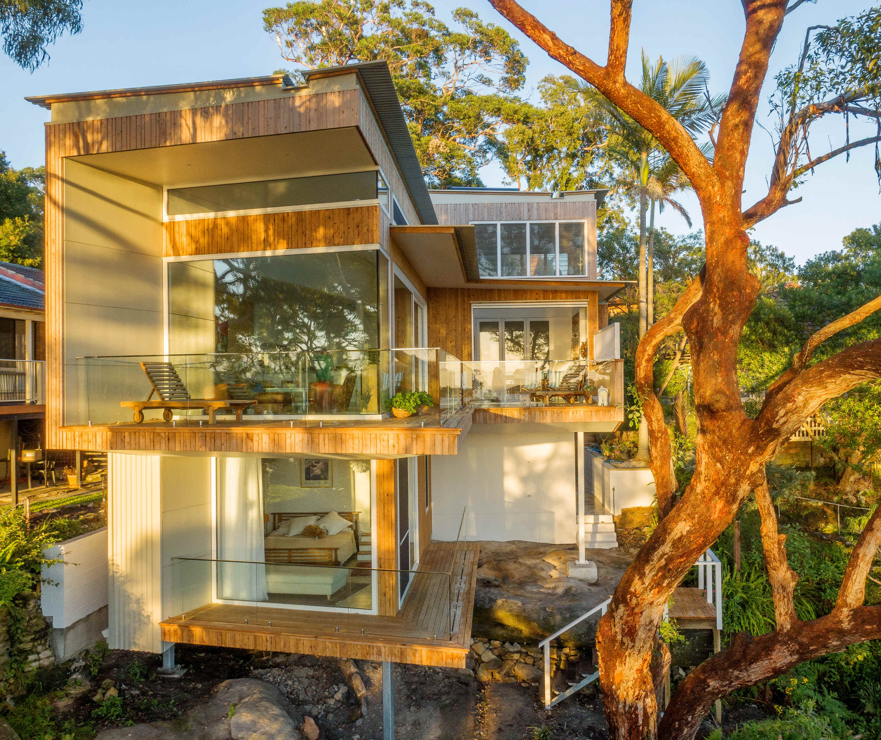 Cross Laminated Timber House Design Bold And Rhythmic: CLT House