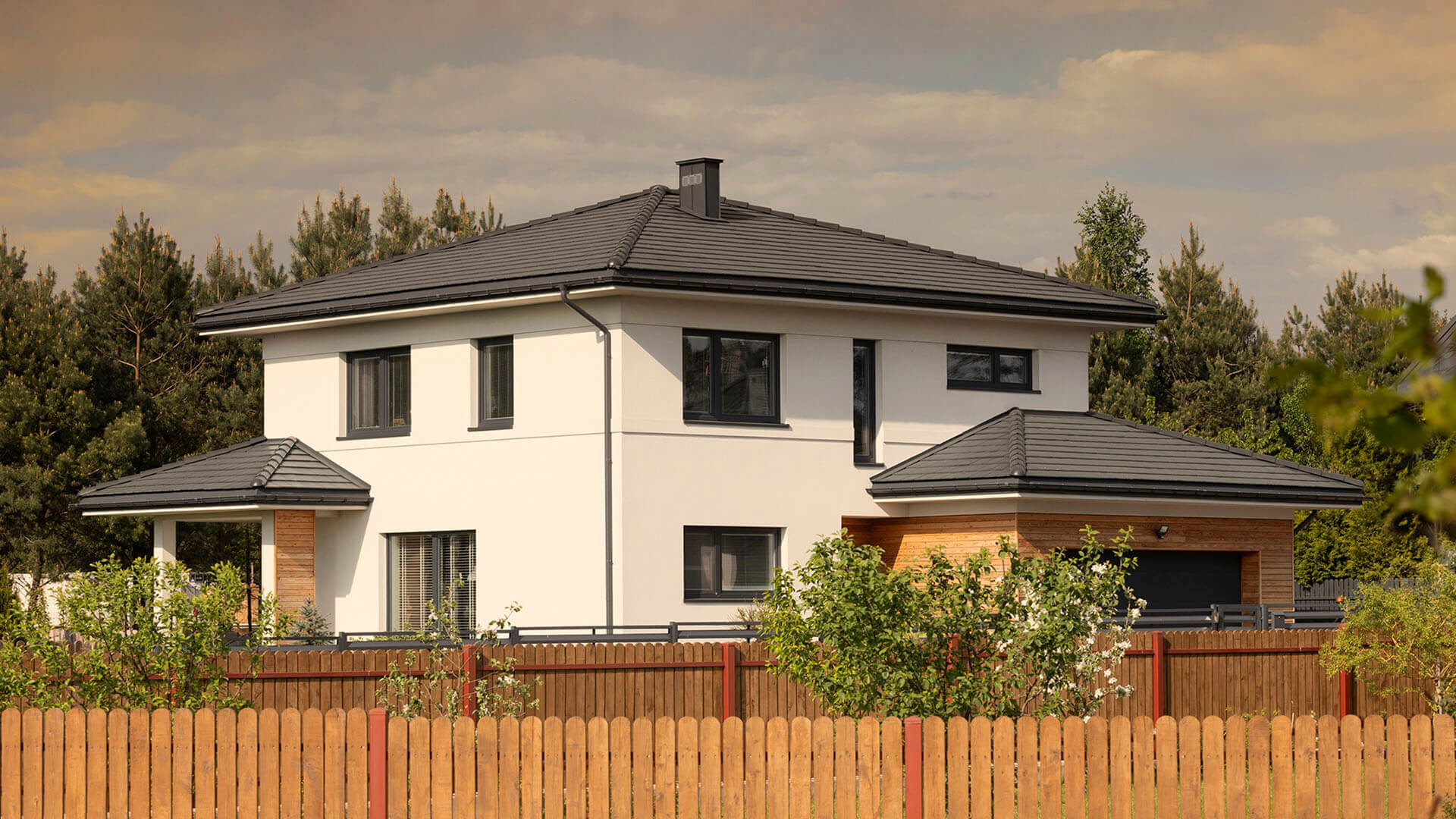 Dachówka płaska betonowa Teviva – wyjątkowa trwałość i modny design ...
