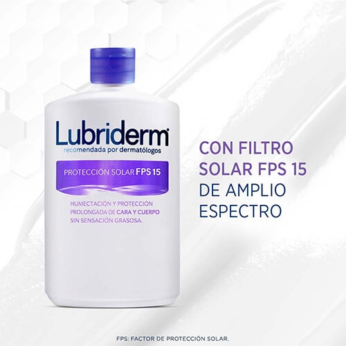 Crema protección solar tapa morada UV-15 | LUBRIDERM