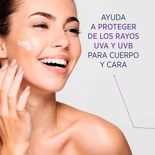 Crema protección solar tapa morada UV-15 | LUBRIDERM
