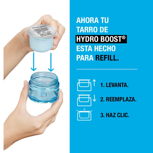 Refill de Crema Hidratante Facial en Gel Neutrogena® Hydro Boost® 50g ...
