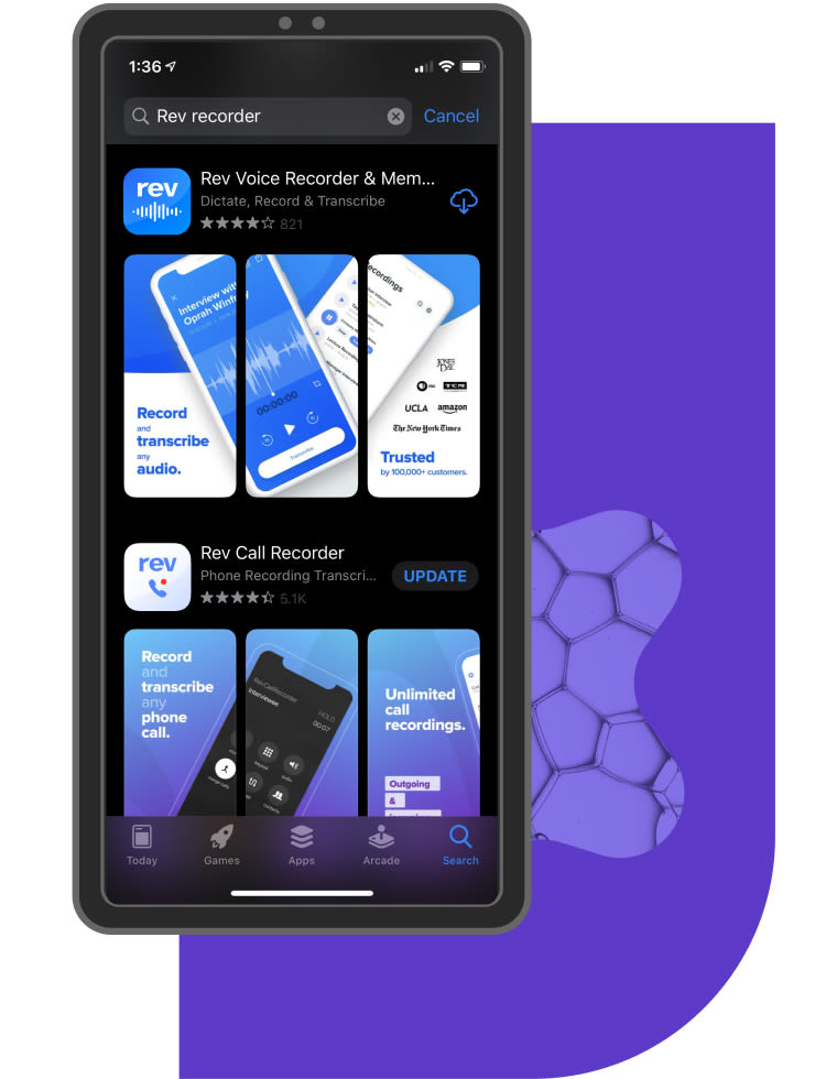 Audio Transcription Apps | Rev