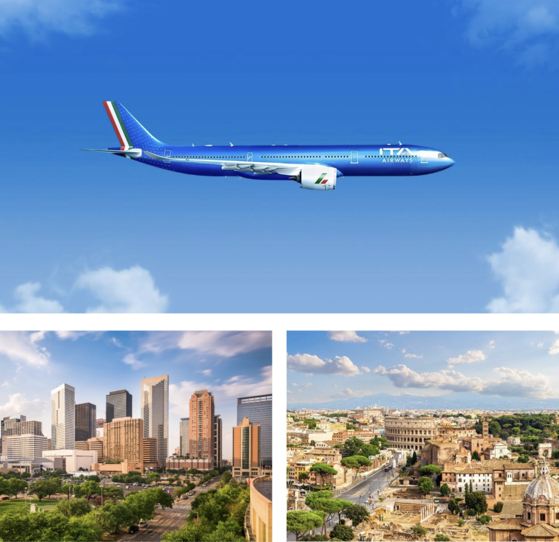 ITA Airways announces new service from IAH to Rome