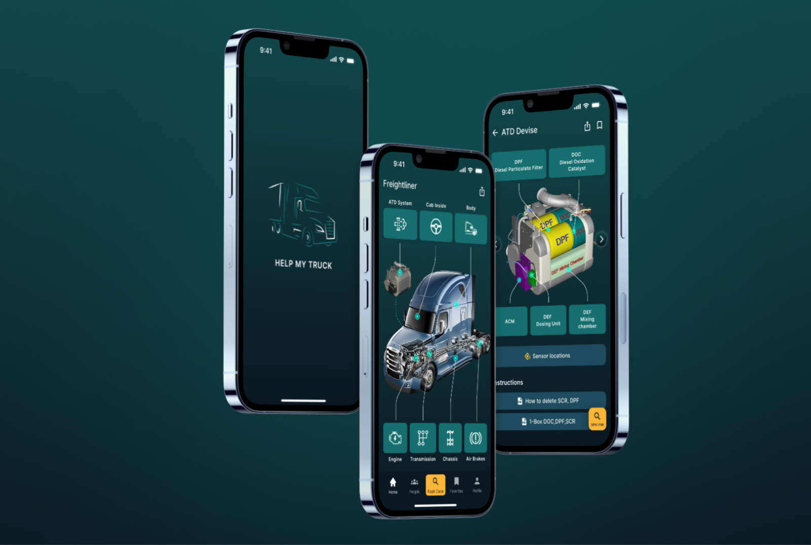 Help My Truck - Truck Diagnostics App with Subscription Model