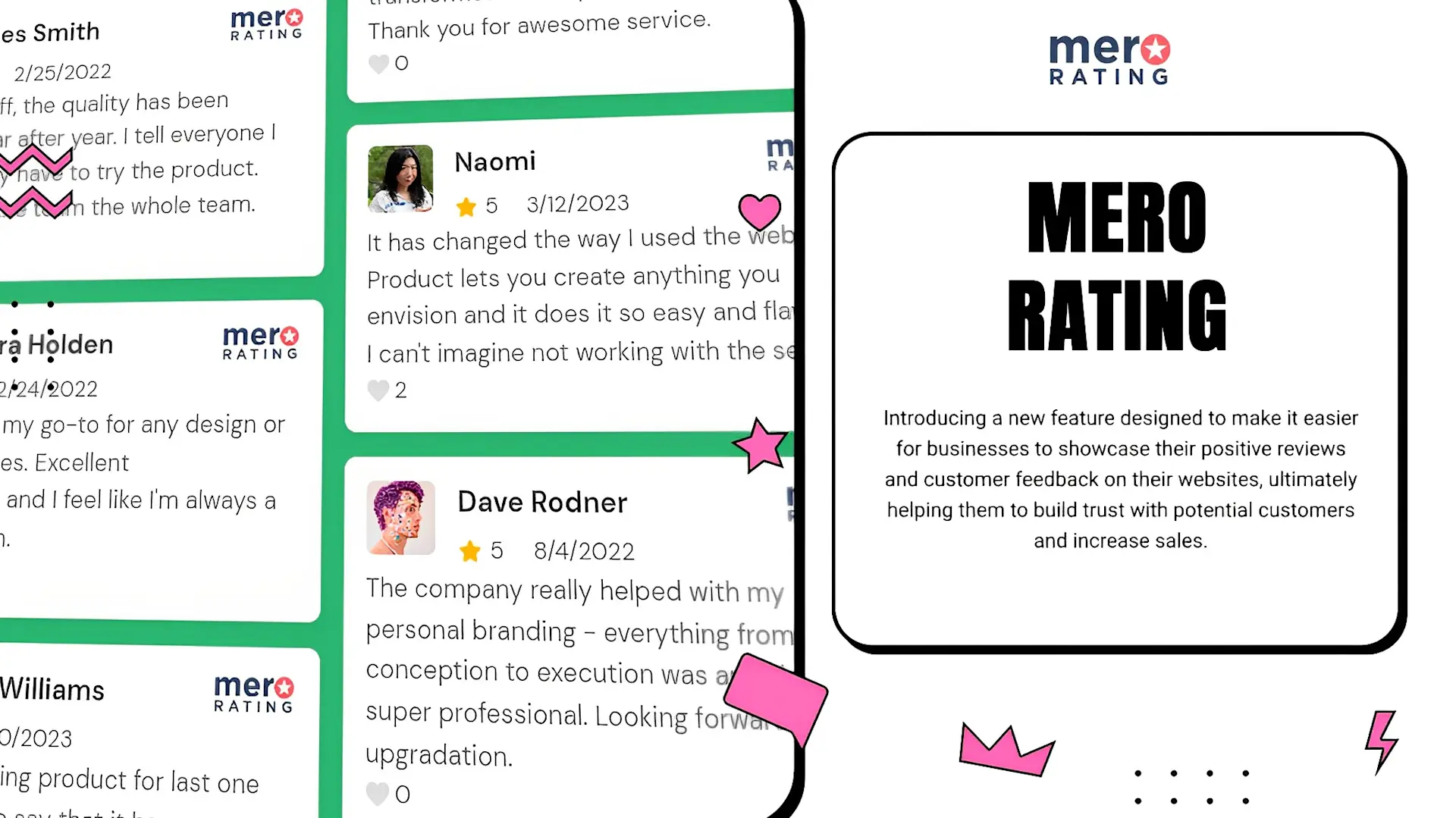 How to Showcase Your Positive Reviews with Mero Rating's Review Embed Feature - Mero Rating