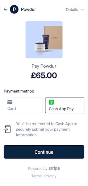 Cash App Pay | Stripe