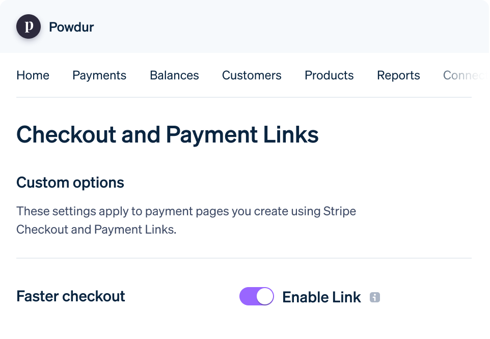 Link by Stripe: One-click payments