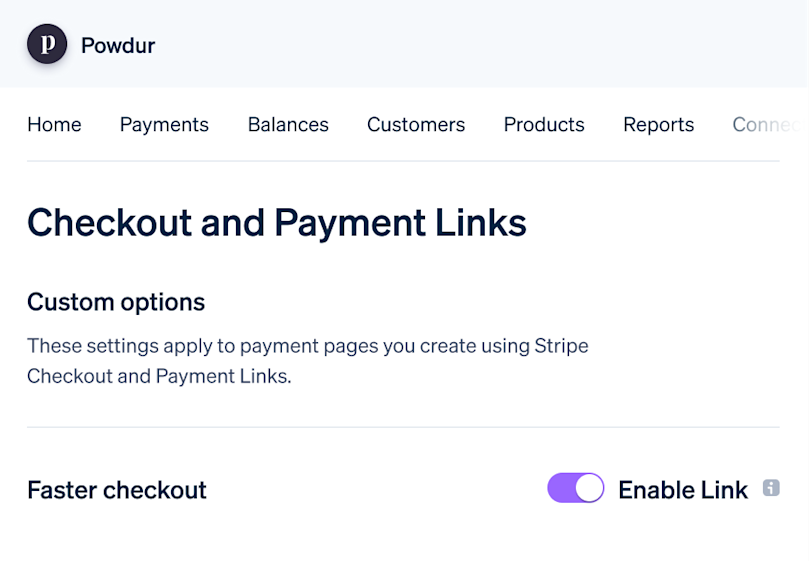Link by Stripe: One-click payments