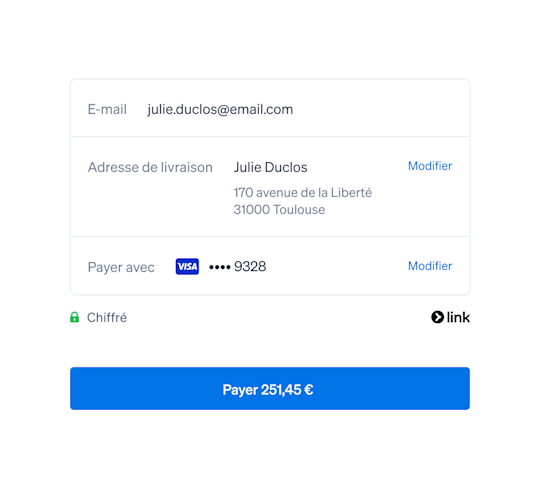 Link by Stripe | Des paiements en un clic