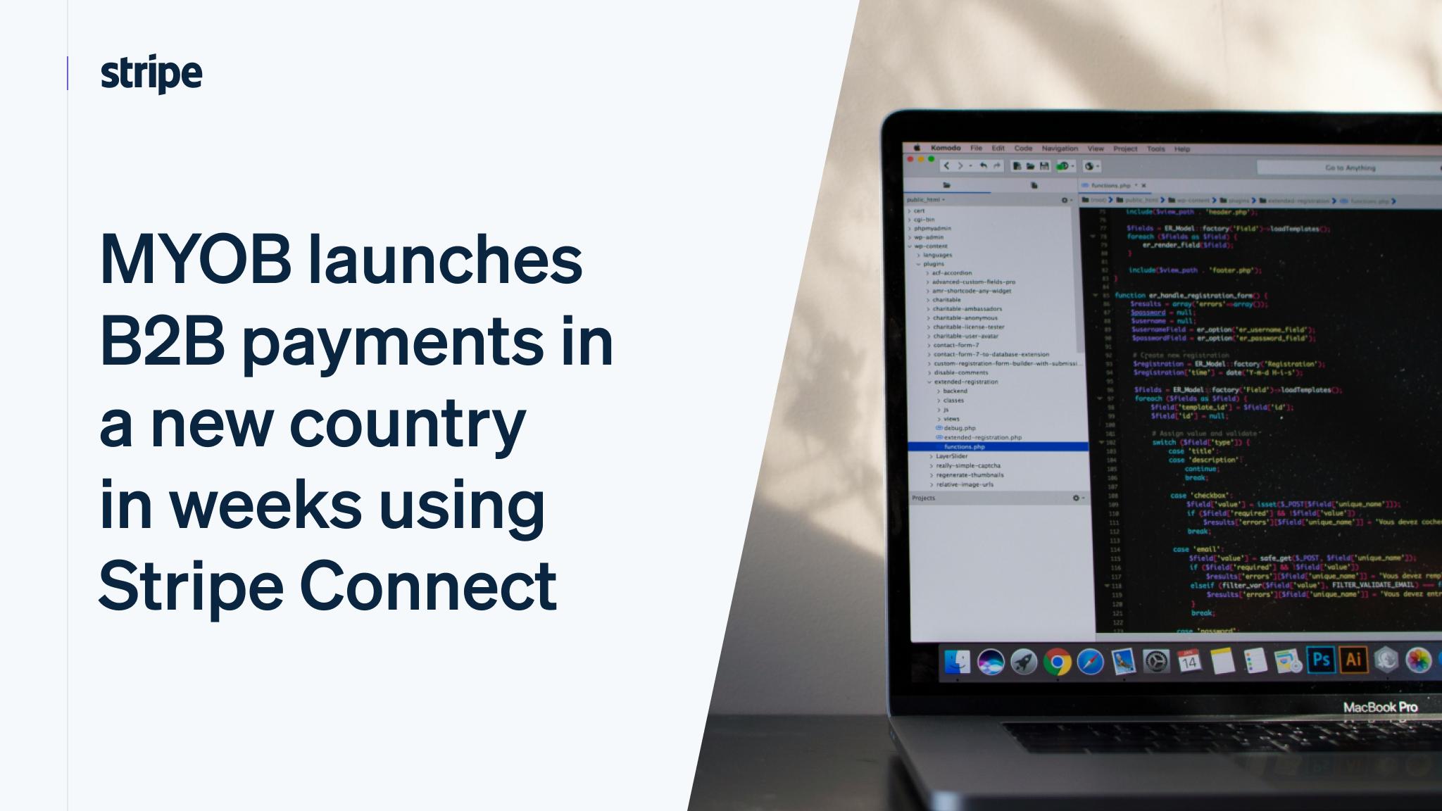 MYOB Launches B2B Payments in a New Country in Weeks Using Stripe Connect