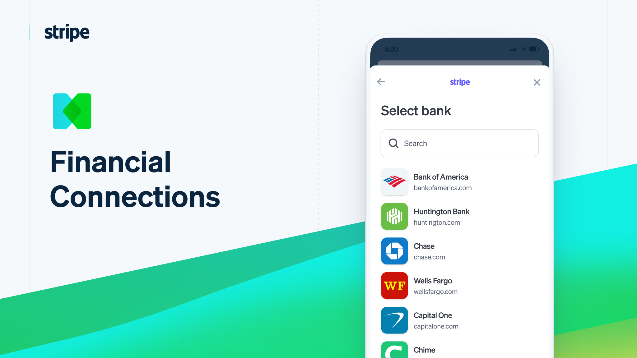 Stripe Financial Connections | Connect Users’ Financial Accounts