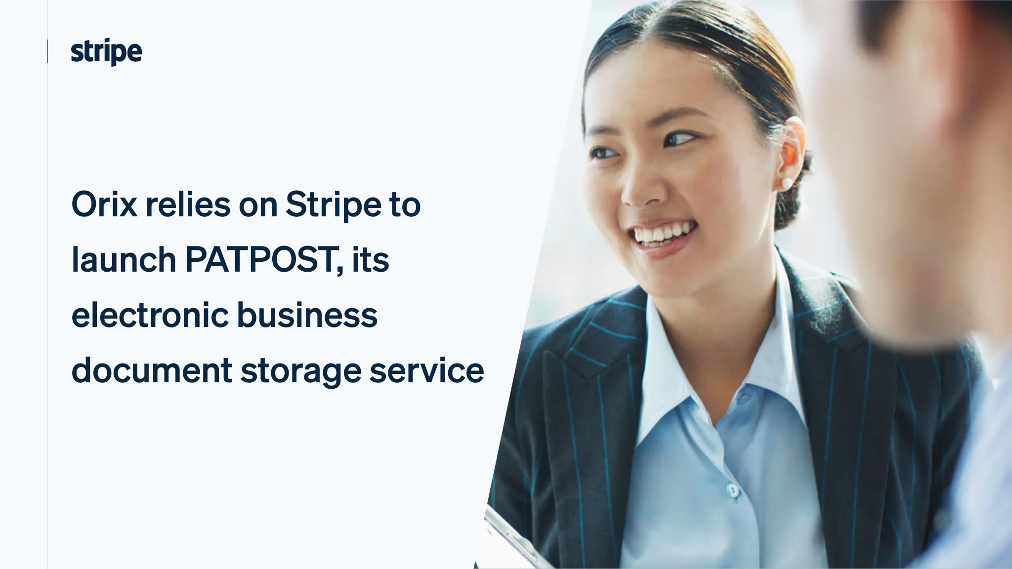 Orix Relies on Stripe to Launch PATPOST, its Electronic Business Document Storage Service | Stripe