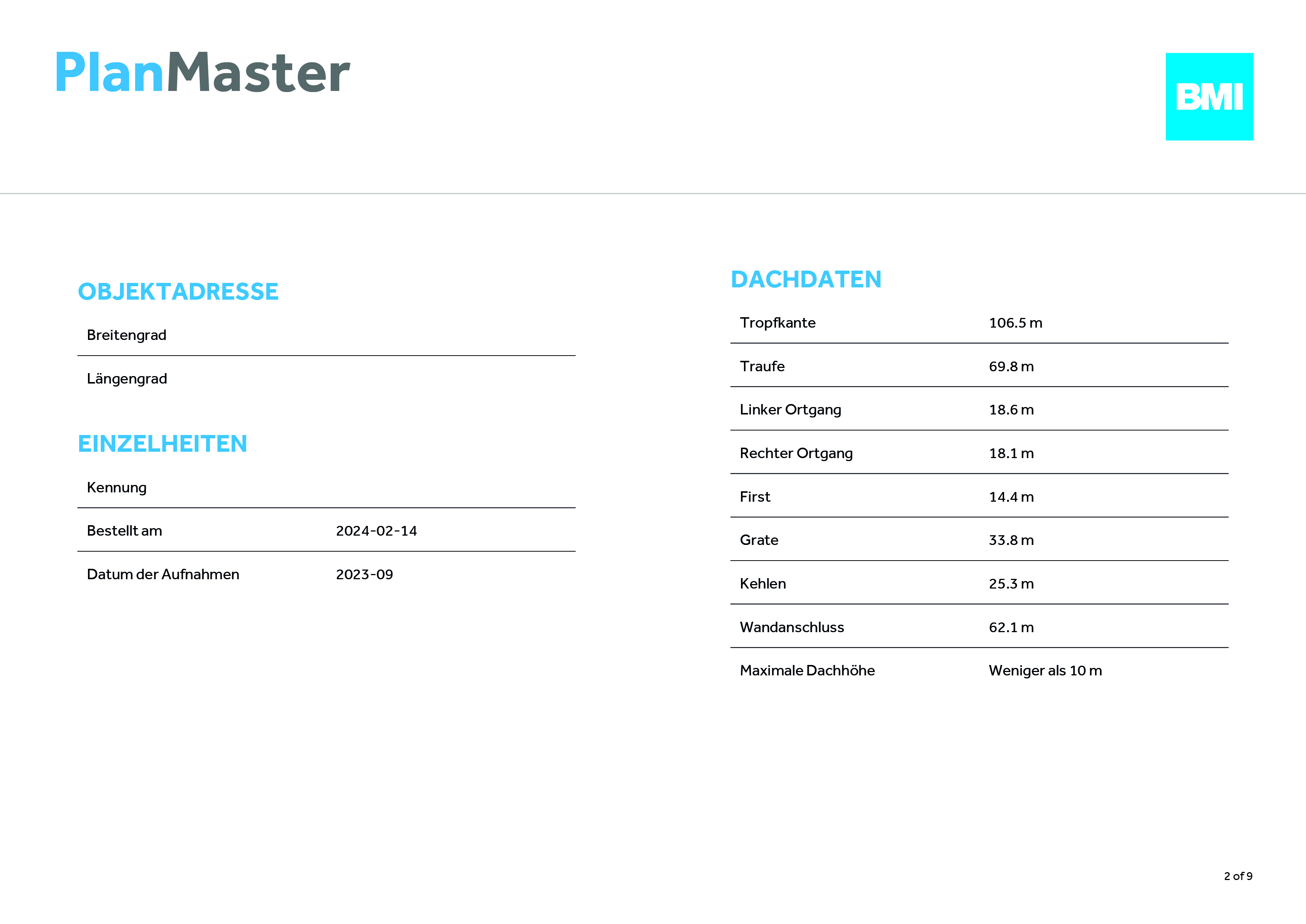 BMI PlanMaster – Dächer einfach digital vermessen lassen | BMI Germany