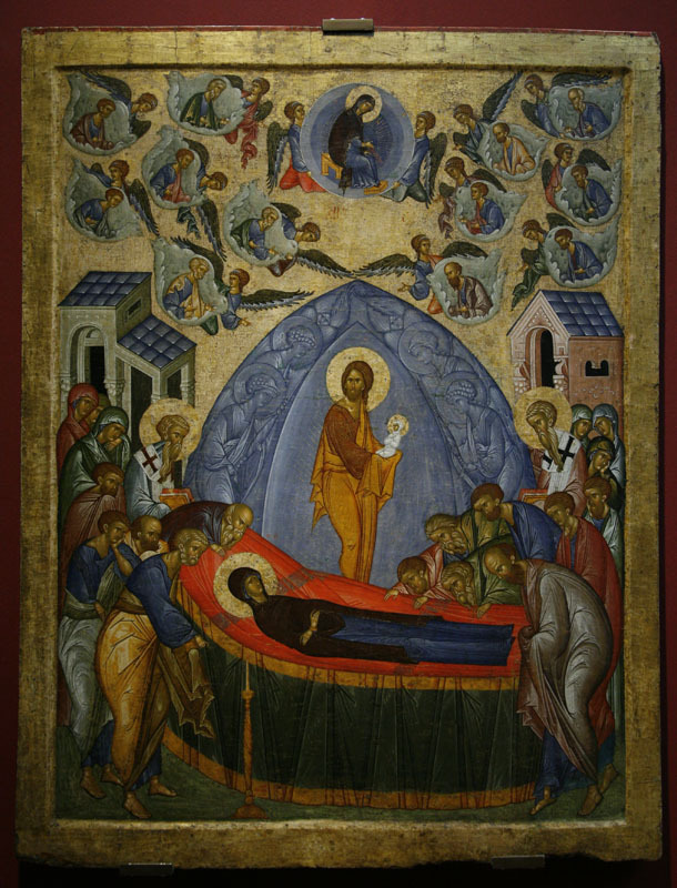 Encyclopédie Mariale – Dormition, école de Tver’, XV° siècle