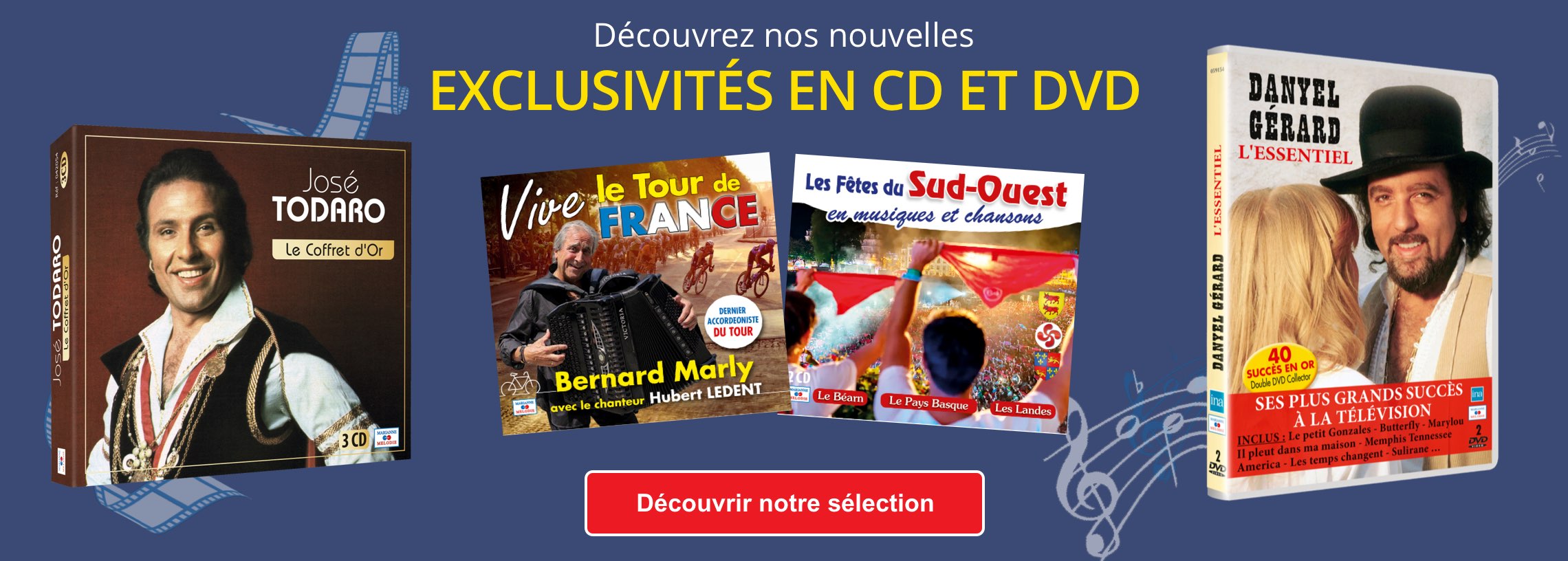 Marianne Mélodie : CD, DVD, chanson française et internationale