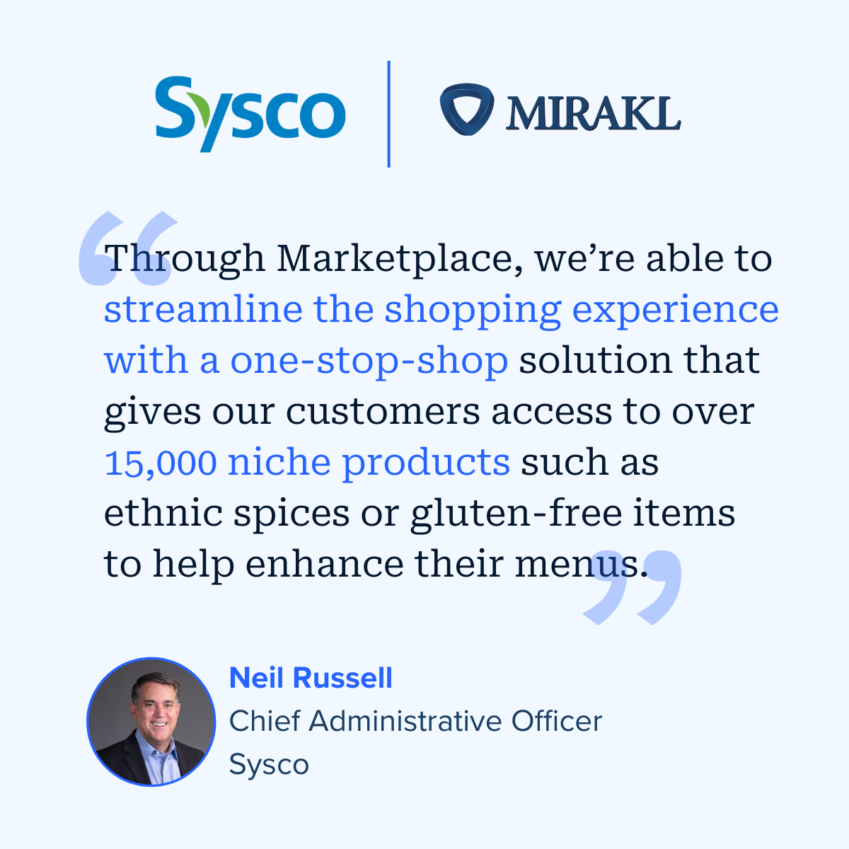 Sysco Launches B2B Marketplace to Revolutionize Digital Foodservice