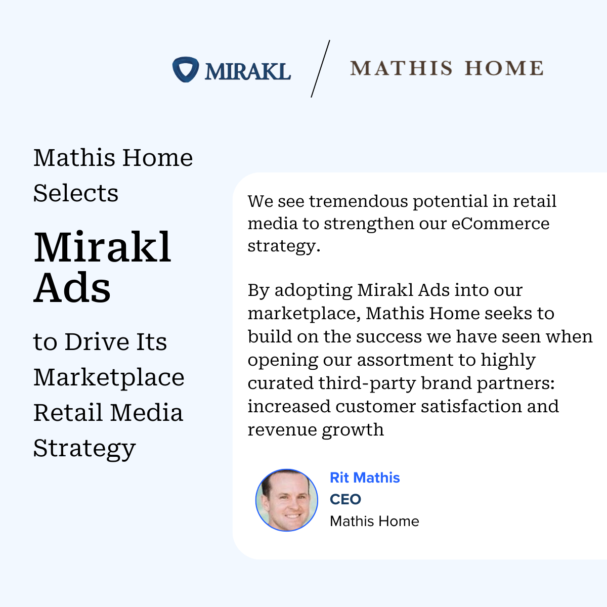 Enhancing Marketplace Growth: Mathis Home Partners with Mirakl Ads