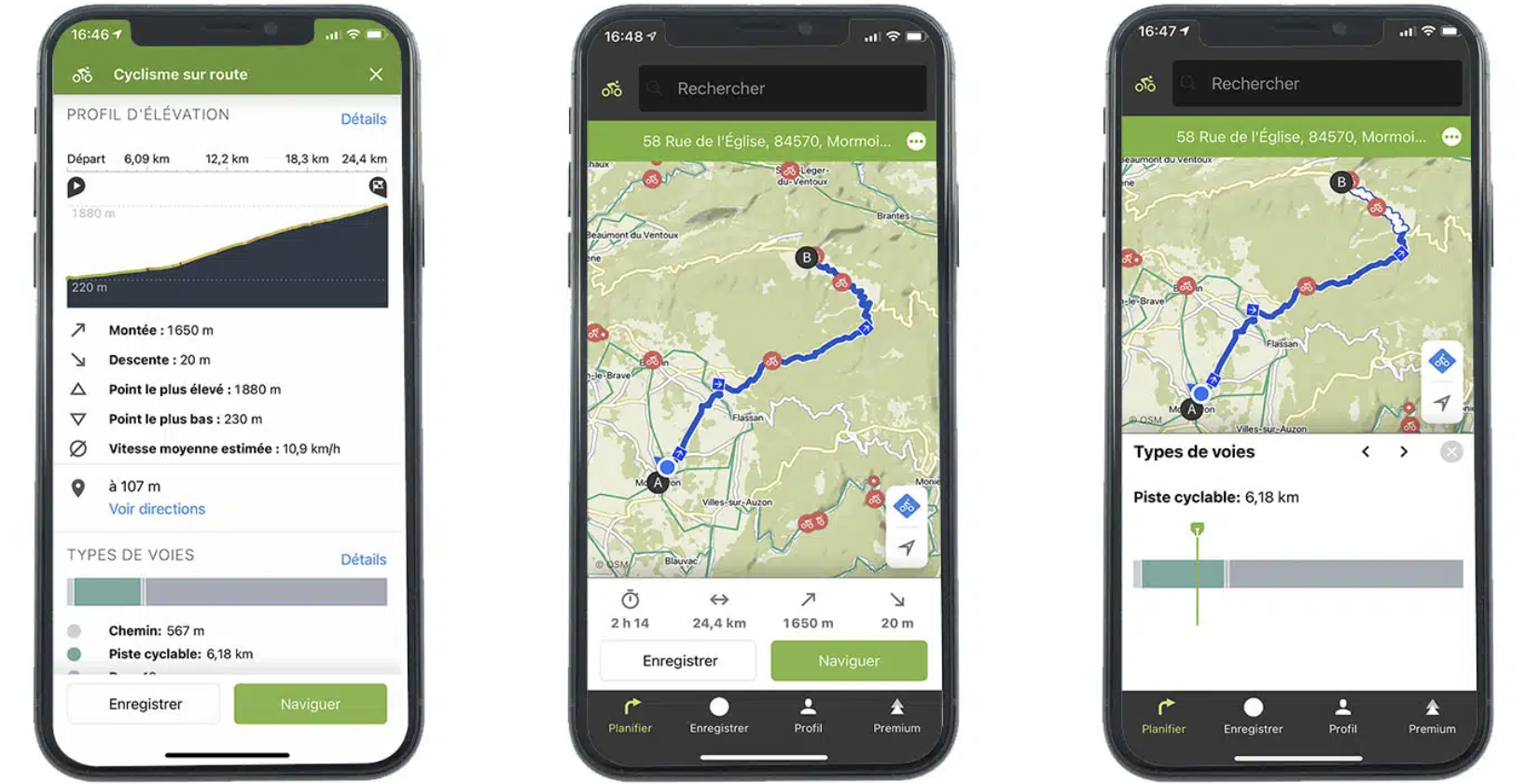 Top 15 applications vélo en 2026 - Campsider