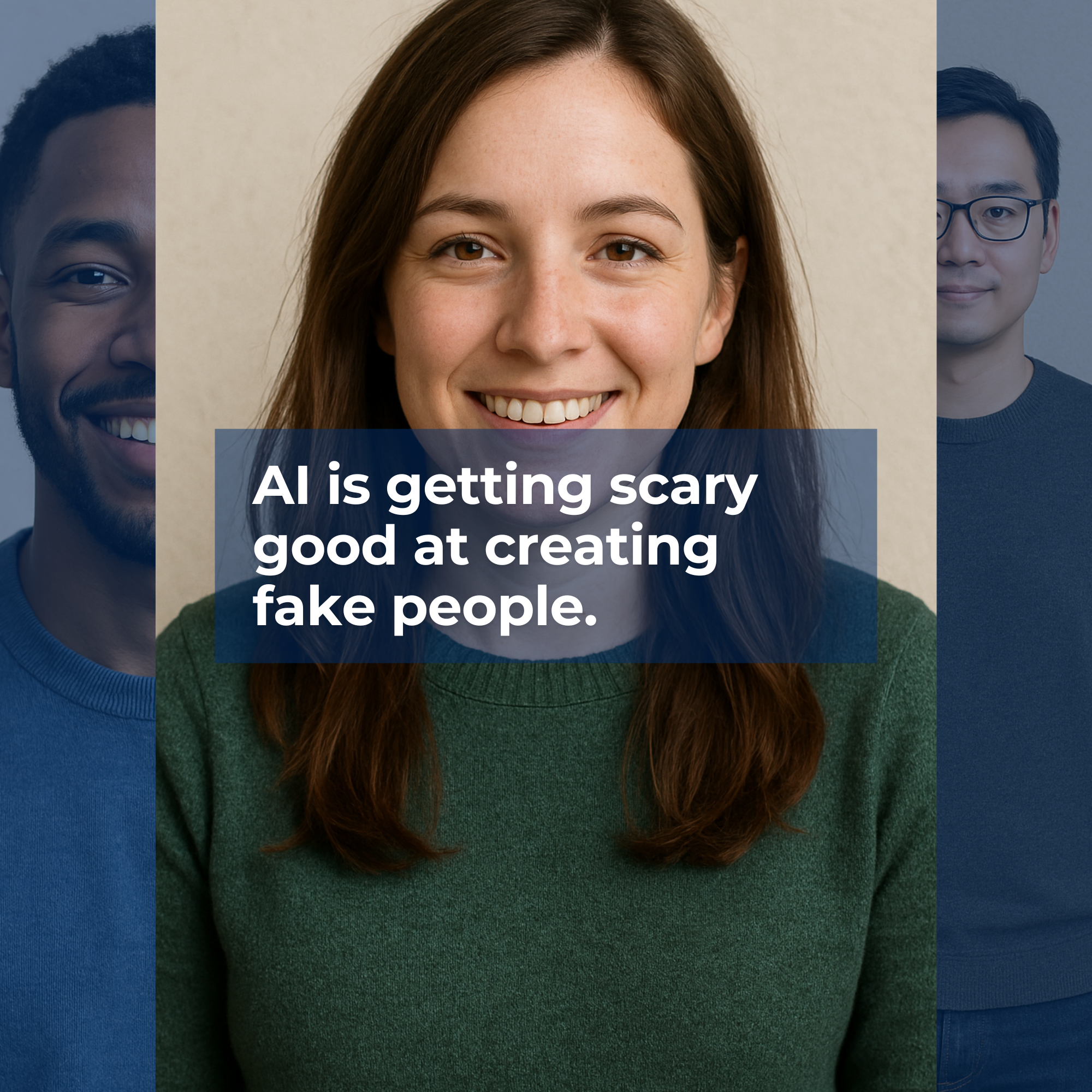 AI is getting scary good at creating fake people