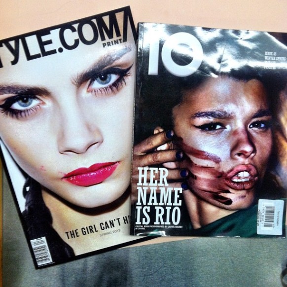 Trend-Spotting: Smeared Lipstick on Magazine Covers | Into The Gloss