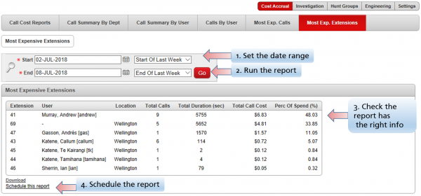Atea Systems - How to: How to schedule a report (VMS)