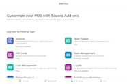 Get Started With Add ons Square Support Center US