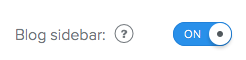 Customize the Blog Sidebar | Weebly Support - US