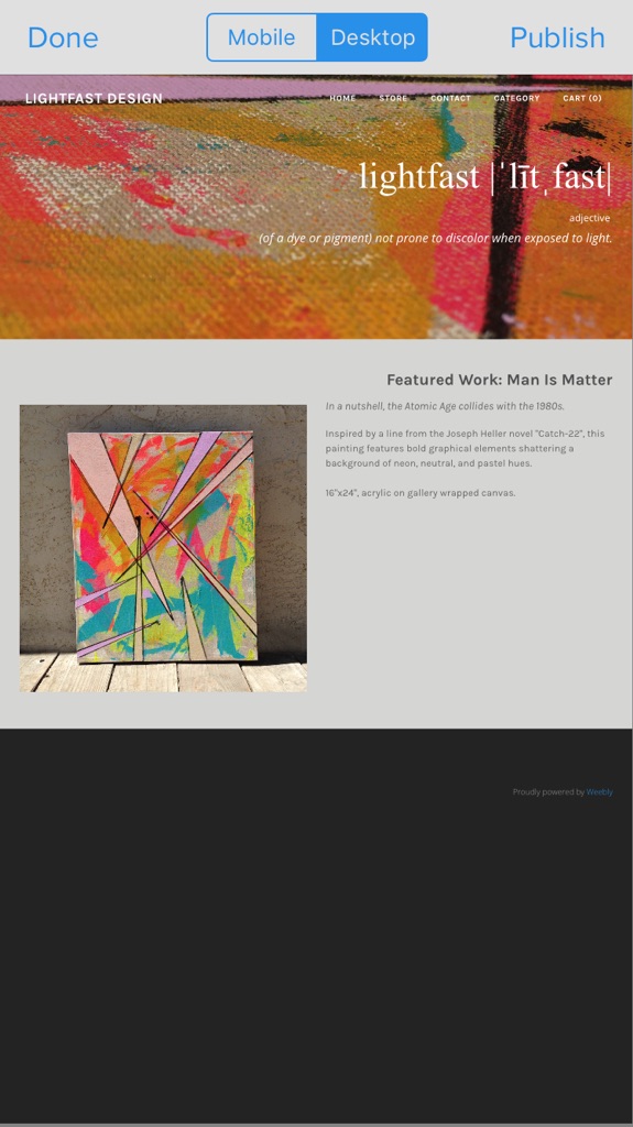 Preview and Publish a Site from the iOS App | Weebly Support - US