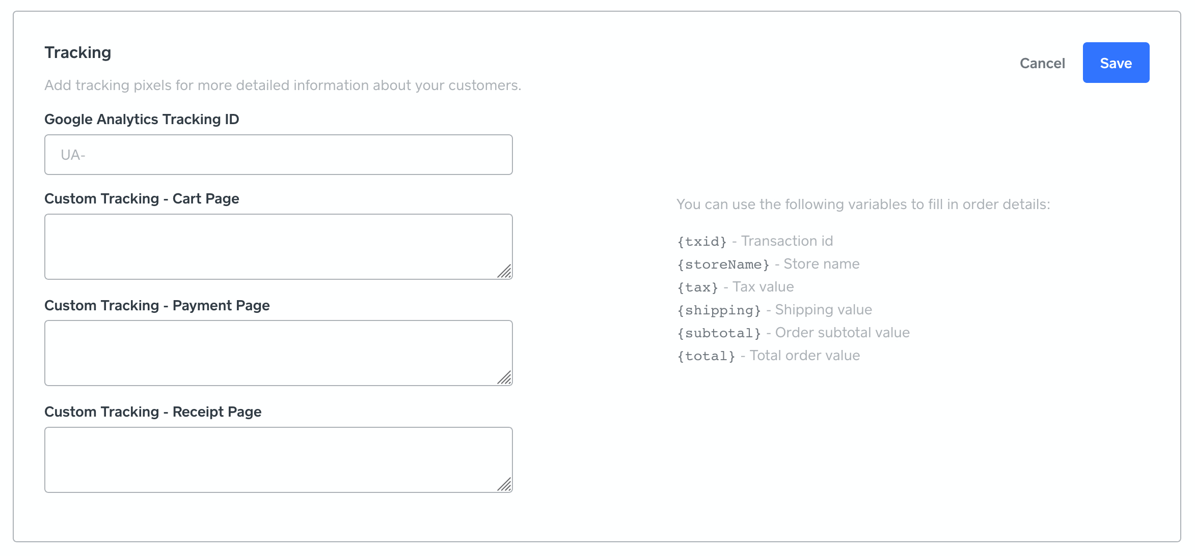 eCommerce Tracking with Google Analytics | Weebly Support - US