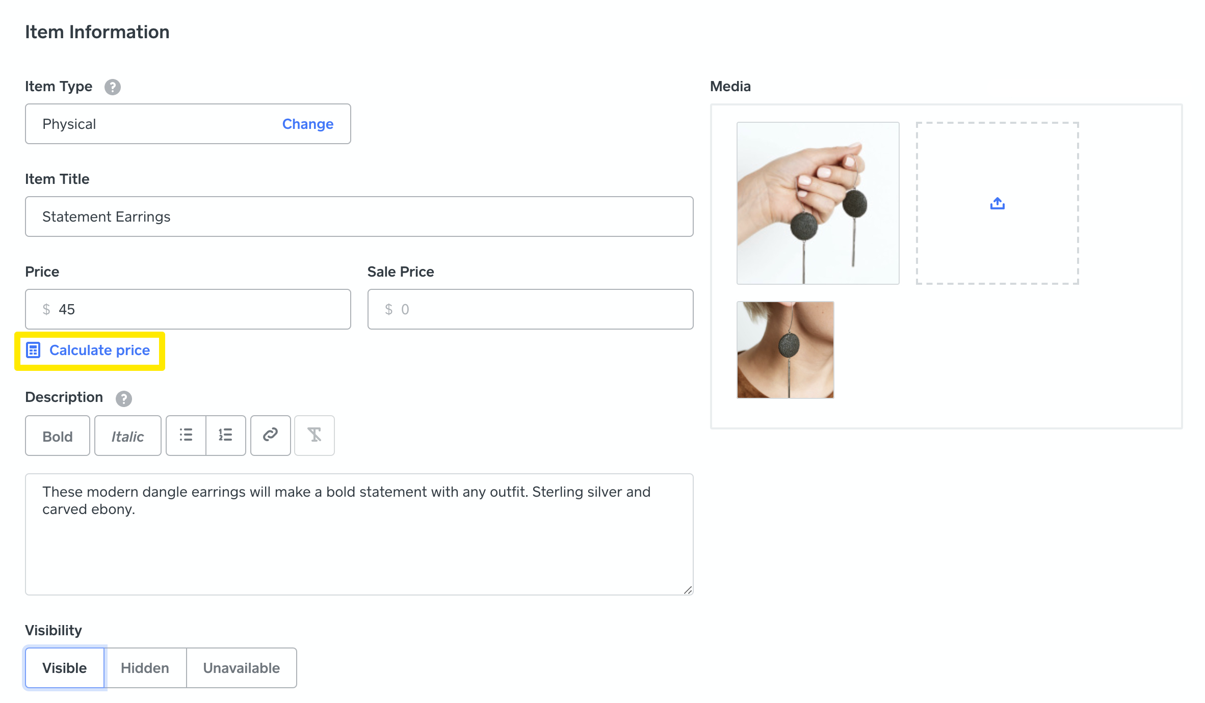 Pricing Wizard | Weebly Support - US