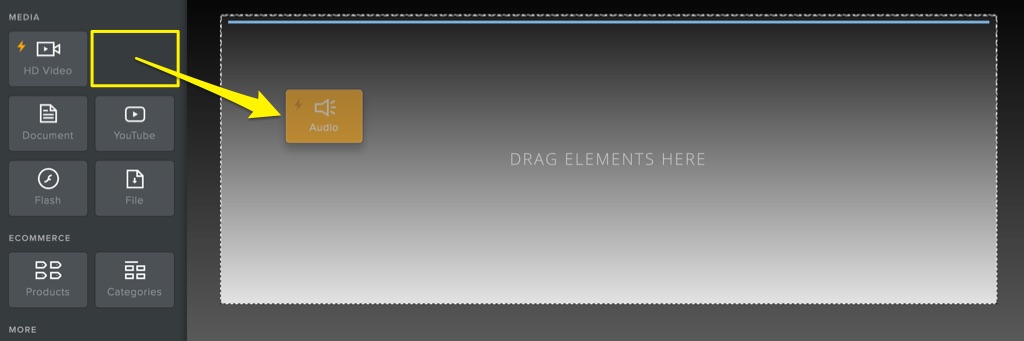 Using the Audio Player Element | Weebly Support - US