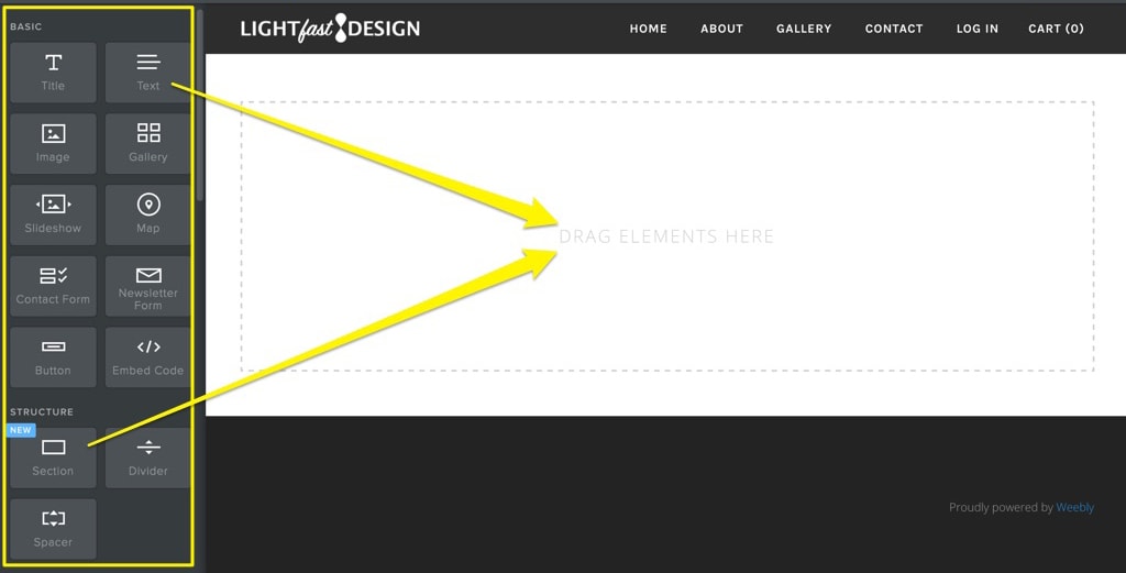 Intro to Content Elements | Weebly Support - US