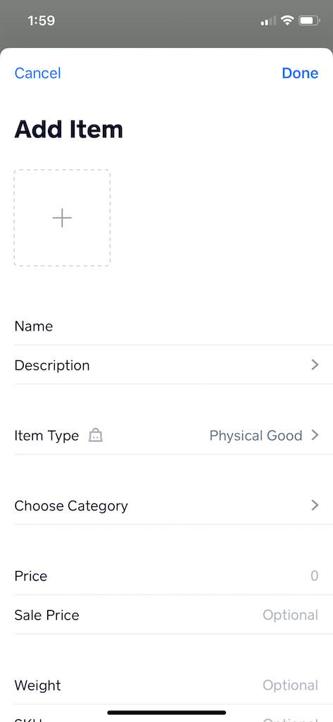 Adding Items and Managing Orders in the iOS App | Weebly Support - US